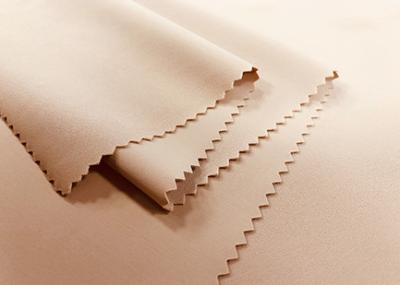Cina Il filo di ordito di nylon di 82% ha tricottato il tessuto per colore beige 200GSM della biancheria intima elastico in vendita