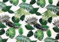 China 260GSM 94% Polyester Sunshine Velvet Fabric for Bedding Sheets - 150cm Width Leaves Pattern for sale