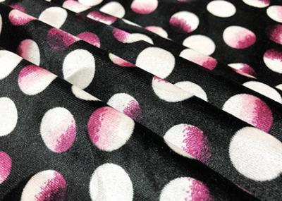 China 220GSM 94 tela impressa urdidura Velboa da malha do Spandex do poliéster 6 para o Pingamento Pétala Chuva das senhoras à venda