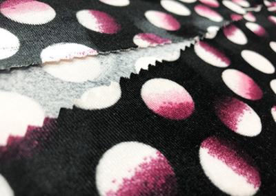 China 220GSM 94 tela impressa urdidura Velboa da malha do Spandex do poliéster 6 para o Pingamento Pétala Chuva das senhoras à venda