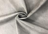 China 150cm Wide Gray Polyester Sofa Fabric 400GSM with Bronzing Finish for Upholstery and Cushions for sale