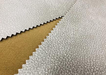 Leather Effect  100% Polyester Felt Fabric Grey For Upholstery Projects Pillows