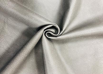 Leather Effect  100% Polyester Felt Fabric Grey For Upholstery Projects Pillows