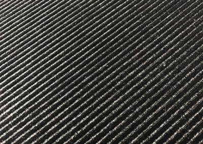 China tela elástico do veludo de algodão do poliéster de 220GSM 93% para o preto do sofá da roupa à venda