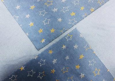 China 230GSM que bronzeia a tela do veludo de algodão do poliéster/a tela azul veludo de algodão das estrelas à venda