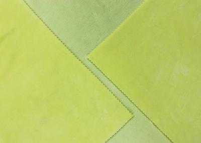 Cina 8 elastici/92 del tessuto del giocattolo della peluche 300GSM tricottare del filo di ordito dell'elastam del poliestere giallo-chiaro in vendita
