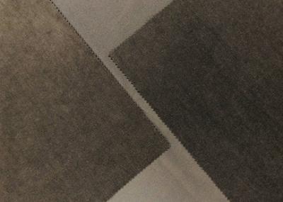 Cina La morbidezza spazzolata tricotta il tessuto del tessuto/DWR per il tessuto domestico Brown scuro 240GSM in vendita