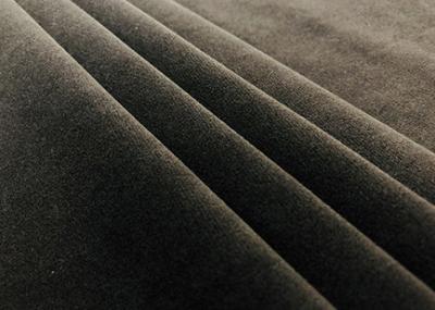 Cina La morbidezza spazzolata tricotta il tessuto del tessuto/DWR per il tessuto domestico Brown scuro 240GSM in vendita