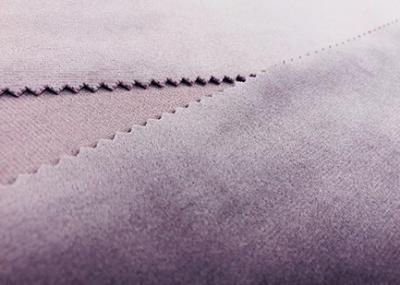 China 240GSM Micro Velvet Fabric / 100 Percent Polyester Lavender Velvet Fabric for sale