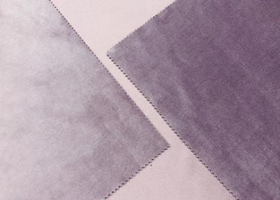 China 240GSM Micro Velvet Fabric / 100 Percent Polyester Lavender Velvet Fabric for sale