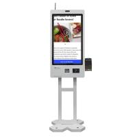 China Self Ordering Ticket Dispensing Machine Barcode Scanner Kfc Self Service Kiosk for sale