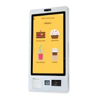 China Self Ordering Ticket Dispensing Machine Barcode Scanner Kfc Self Service Kiosk for sale
