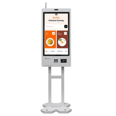 China Sistema de quiosque de restaurante automático com visor de quiosque de atendimento ao cliente de 21,5 polegadas à venda