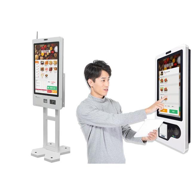 Self Ordering Kiosk side view showing compact design
