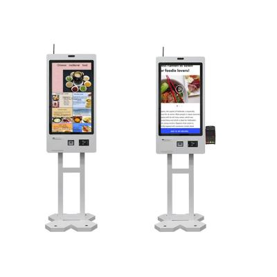 China Fast Food Self Ordering Kiosk Android Bill Payment Food Order Terminal Self Service Ordering Machine Kiosk for Restaurants for sale