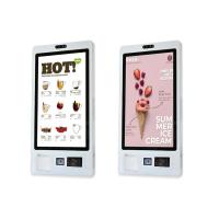 China 27 Inch Wall Mounted Capacitive Self Service Ordering Kiosk for sale
