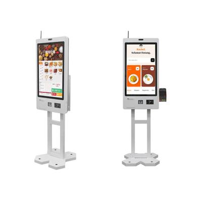 China Kassa Self Service Receptie Kiosk Fast Food Kiosk 24 Inch Capacitieve Bestelling Voor Bioscoop Te koop