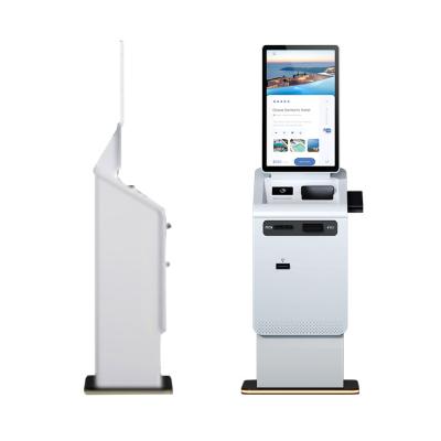 China 27/32 Inch Self Service Kiosk with 1920*1080 FHD Resolution and Currency Exchange Function for sale