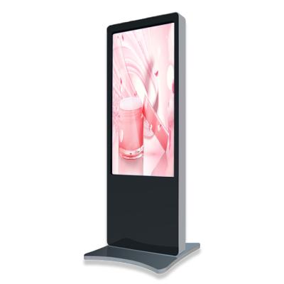 China Advertising Players Digital Signage Kiosk 55inch High Brightness Lcd 4k Poster for sale