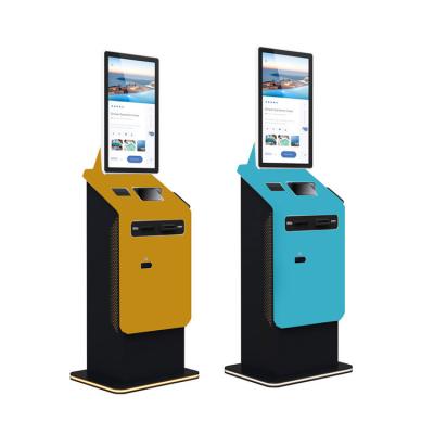 China Crtly Bill Cash Machine Self Service Touch Crypto Atm Automatic Kiosk Payment with Cash and Card Paymen Cash Recycler Machine for sale