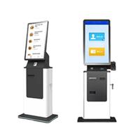 China Automatic Payment Terminal with Barcode Scanner Biometric Reader self payment kiosk with printer for sale
