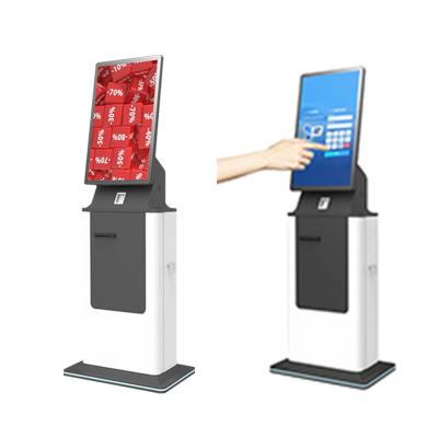 China Hoge capaciteit Bill Acceptor Self Service Kiosk Terminal met 32 inch capacitieve touchscreen en QR-code scanner Te koop