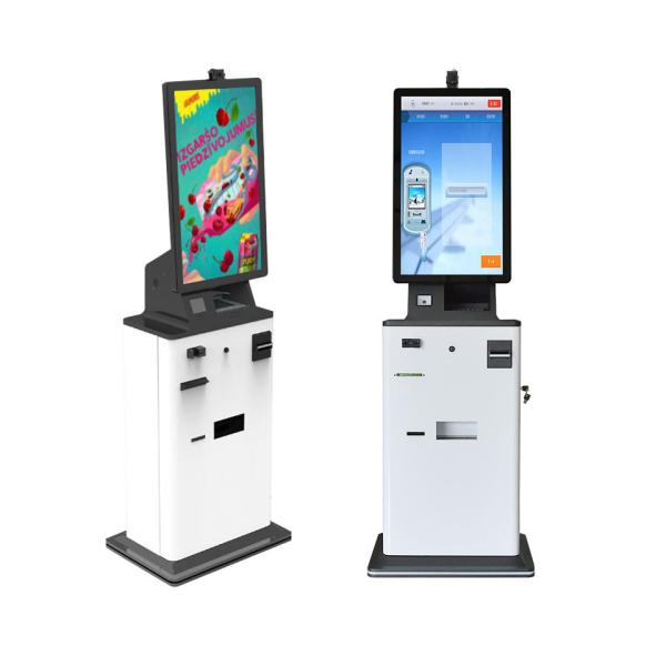 プリンターおよび現金払いの自己サービス自動販売機、スマートな自動切符のキオスク