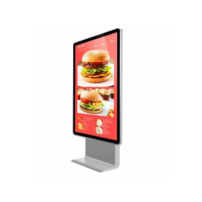 China 45" Floor Standing Multi Function Kiosk LCD Touch Screen Mirror Photo Booth With Media for sale