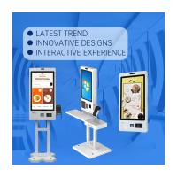 China Wall Mounted Self Ordering Restaurant Kiosks With Capacitive Touch Screen for sale