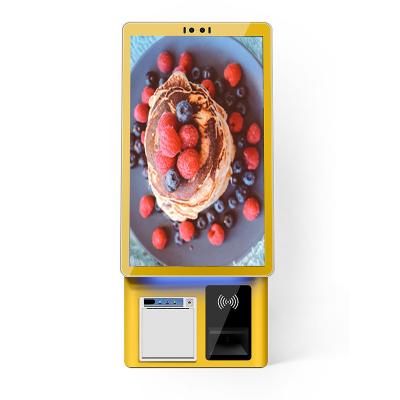 중국 21.5인치 화면으로 자동 셀프 서비스 키오스크 POS 시스템 판매용