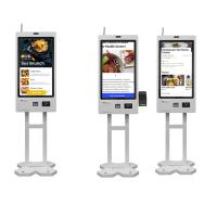 China Convenient Self Ordering Kiosk With Ticket Printing Qr Scanner / Rfid Reader for sale