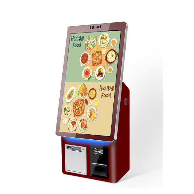 Self Ordering Kiosk in hotel lobby setting
