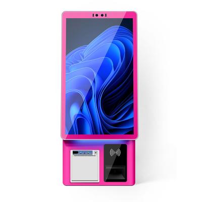 China 21.5 Inch Self Payment Service Kiosk Automatic Restaurant Hotel Ordering Kiosk Desltop Android All in One Checkout Machine for sale