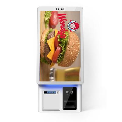 China Crtly Wholesale 21.5 Inch Touch Printer Self Service Payment Ordering Kiosk for Retail Stores and Restaurant Bill Payment Kiosk for sale
