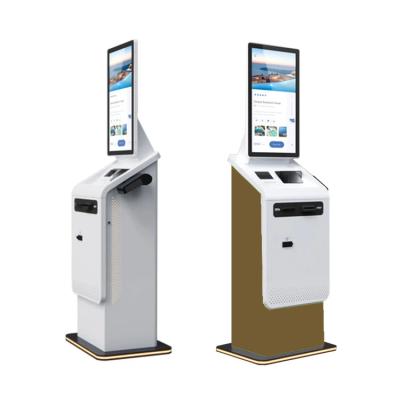 Self Service Restaurant Kiosk With Customizable Colors And FHD Resolution For Ticket Printing