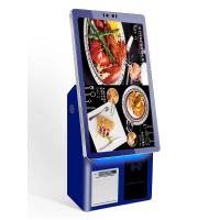 China Win7 Multi Installation Capacitive Touch Self Ordering Kiosk With QR Scanner Ticket Printer for sale