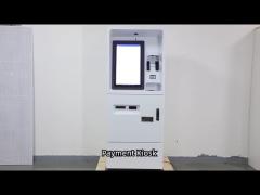 Kiosque de stationnement multifonctionnel avec imprimante de billets de différentes couleurs et plusieurs options de paiement