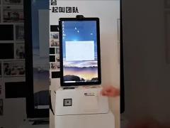 Banca Stazione degli autobus Parcheggio Self Service Bill Payment Kiosk Machine Cabinet nero