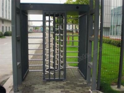China Electric black Dual-access full height turnstile for High-end residential district for sale