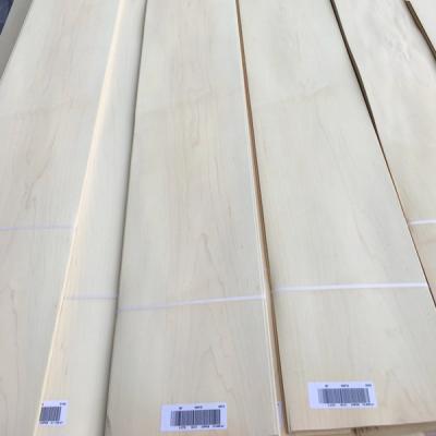China Schimmelbestendige Maple Wood Veneer Sheets Natural ISO9001 Voor skateboards Te koop