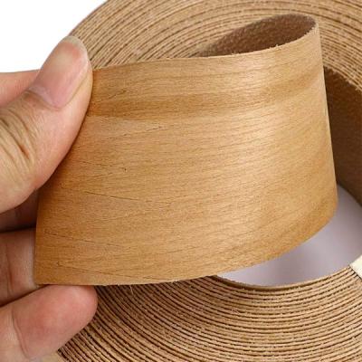 China Herstel van houtrandbanden 0,8 mm 12 mm veneer warm smelten kleefrol Te koop