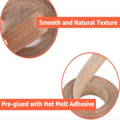China Herstel van houtrandbanden 0,8 mm 12 mm veneer warm smelten kleefrol Te koop