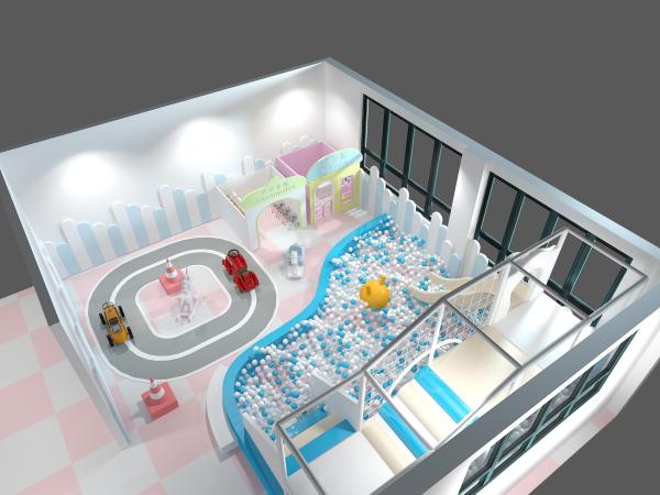 Quality Customized Colors BettaPlay Kids Indoor Macaron Soft Playground Small Area Play for sale