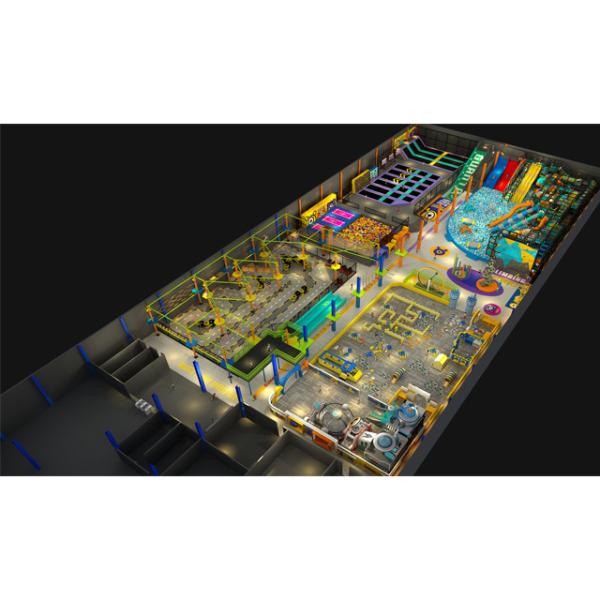 Quality Bettaplay Indoor Playground Customized Color Kids Sports Trampoline Park with for sale