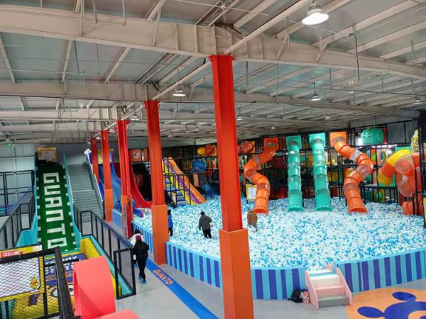 Quality Bettaplay Indoor Playground Customized Color Kids Sports Trampoline Park with for sale