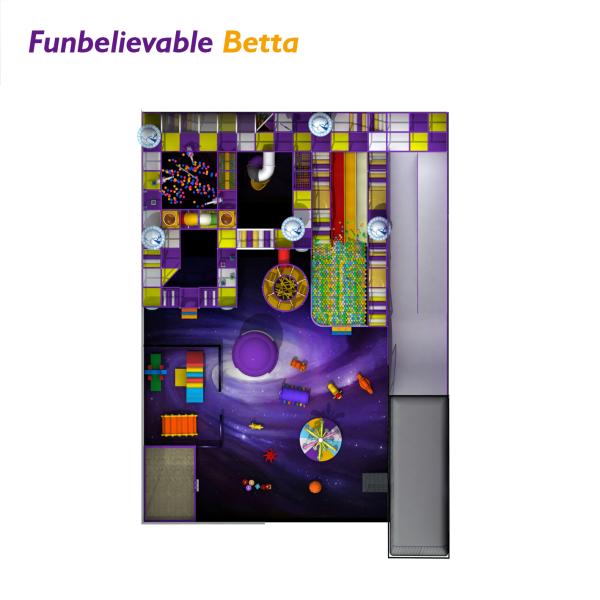 Quality Bettaplay Kids Universe Theme Indoor Playground Equipment for Commercial for sale