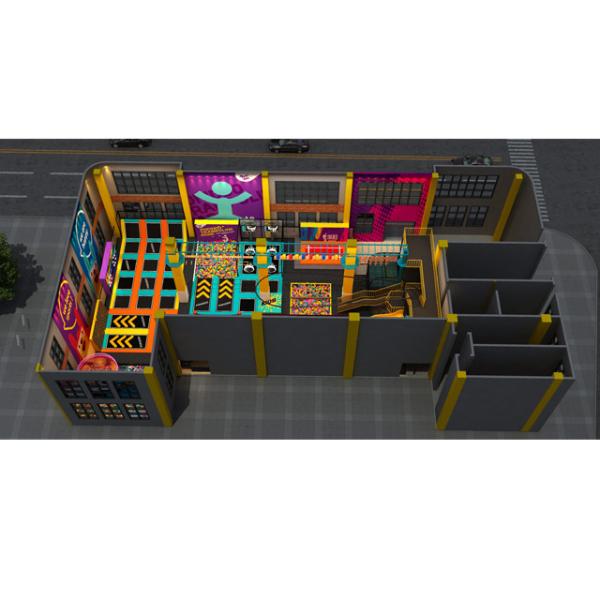 Quality Experience the Ultimate Bouncing Experience with Pokiddo Huge Rectangular Trampoline Park for sale