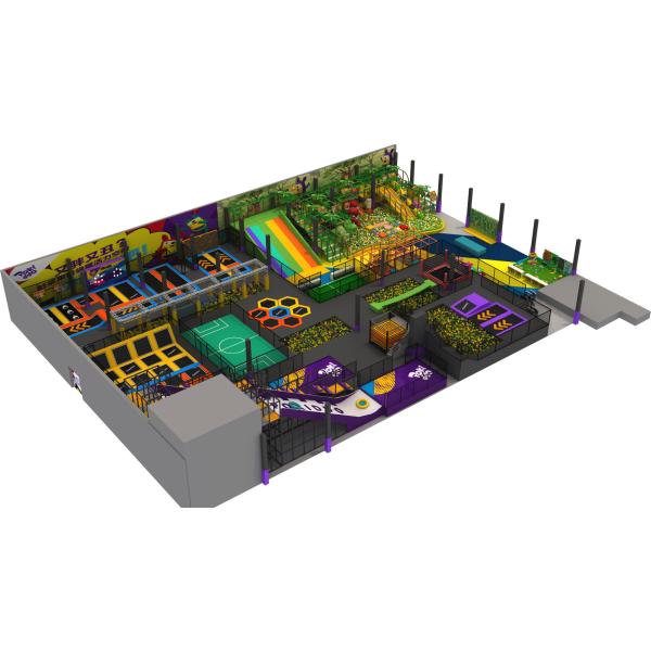 Quality Children's Indoor Play Maze Indoor Playground Equipment for 3-12 Years Old Kids for sale