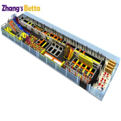China Shopping Mall Super Market and Kindergarten Indoor Trampoline Park for Year-Round Entertainment for sale