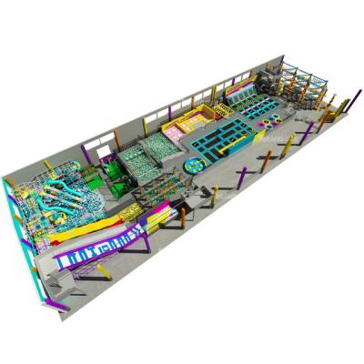 China Bettaplay Indoor Playground Sports Park for Kids and Adults Targeted Indoor Sports No Inflatable 50 Passengers Indoor for sale
